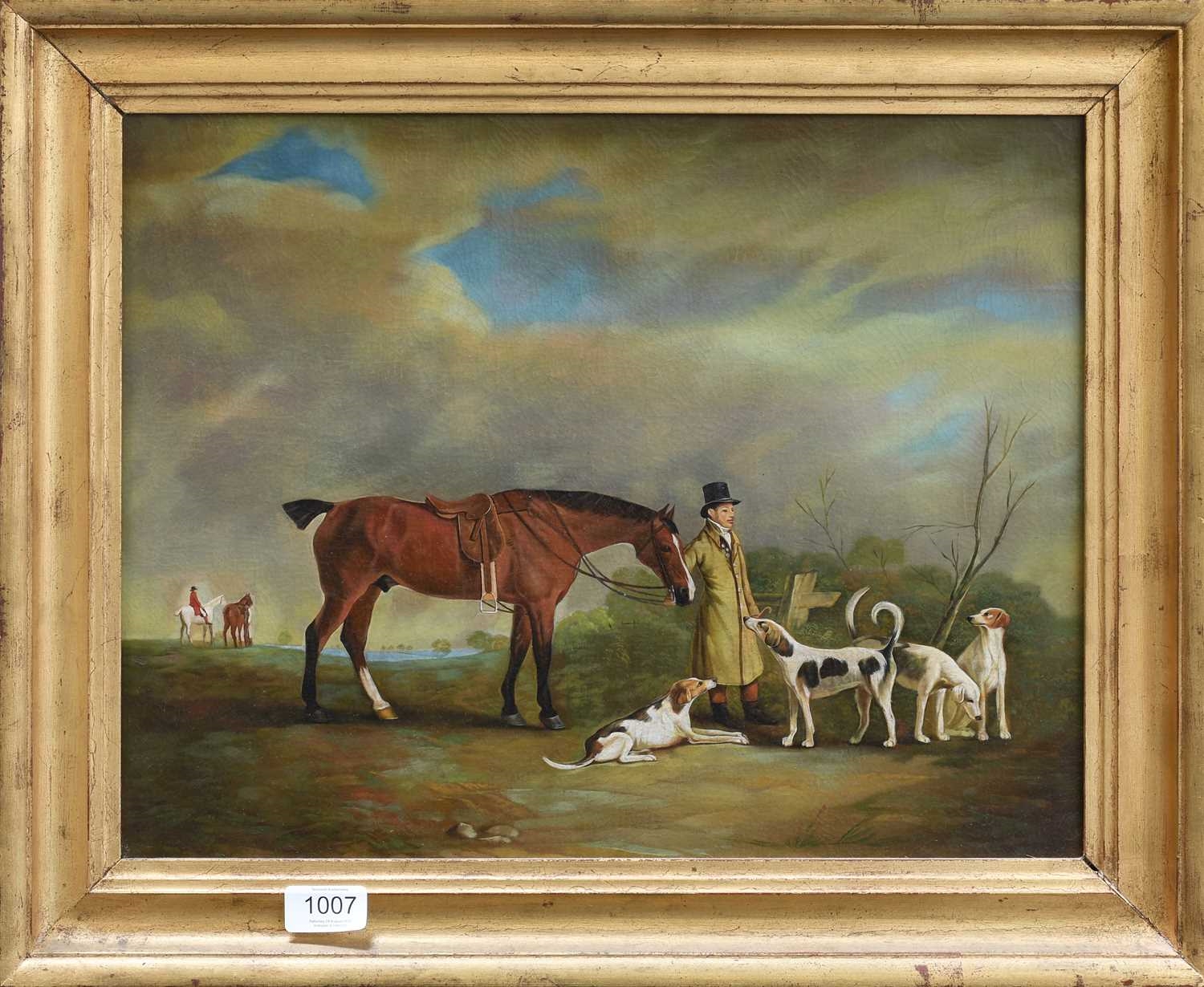 John Ferneley I | A gentleman with hunter and hounds | MutualArt