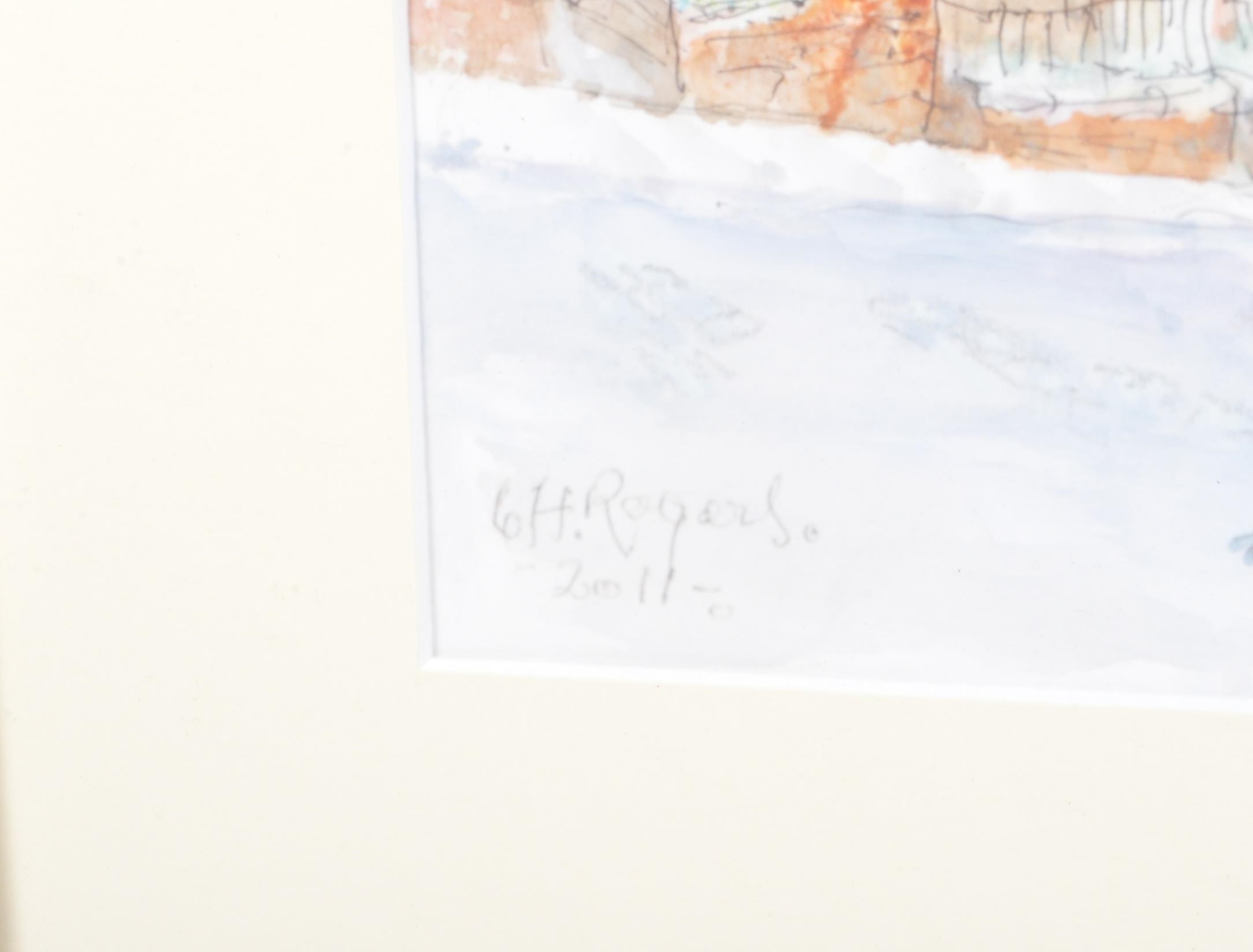 Charles Henry Rogers | Northern England street scene | MutualArt