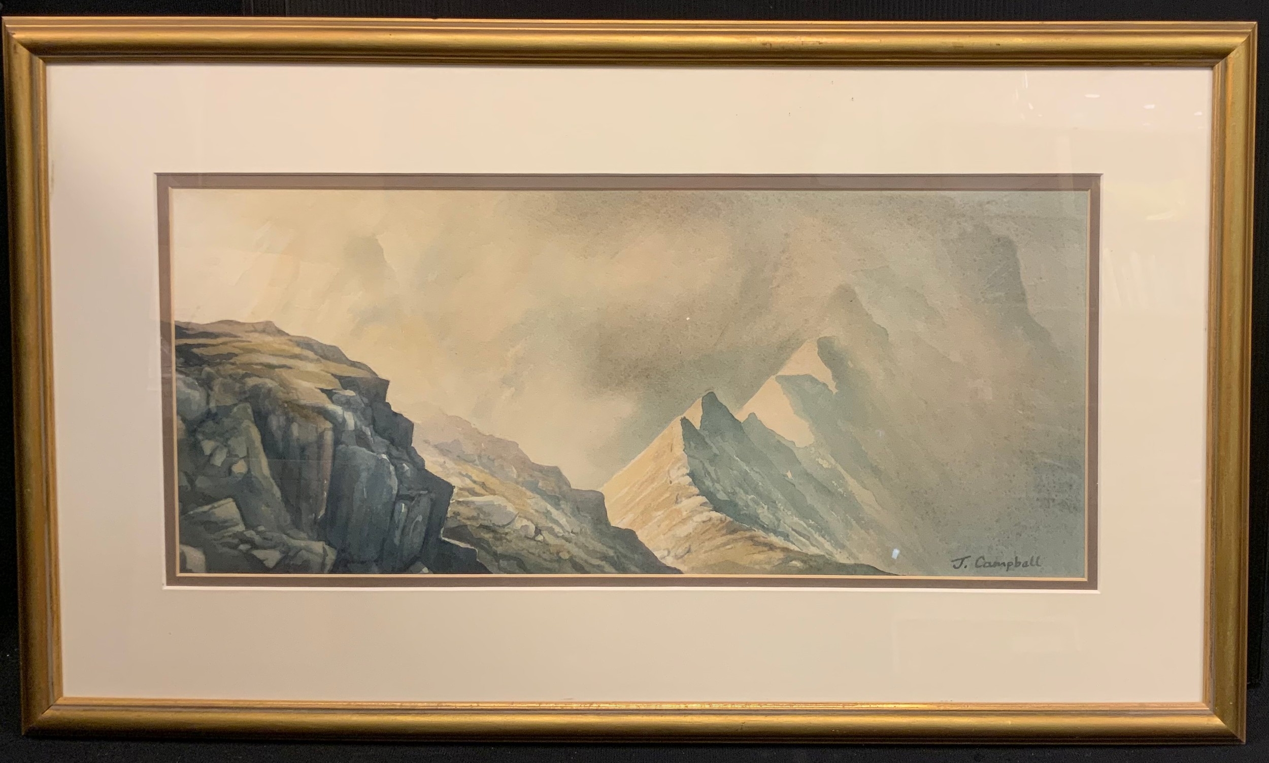 J. Campbell | Striding Edge From Helvellyn | MutualArt