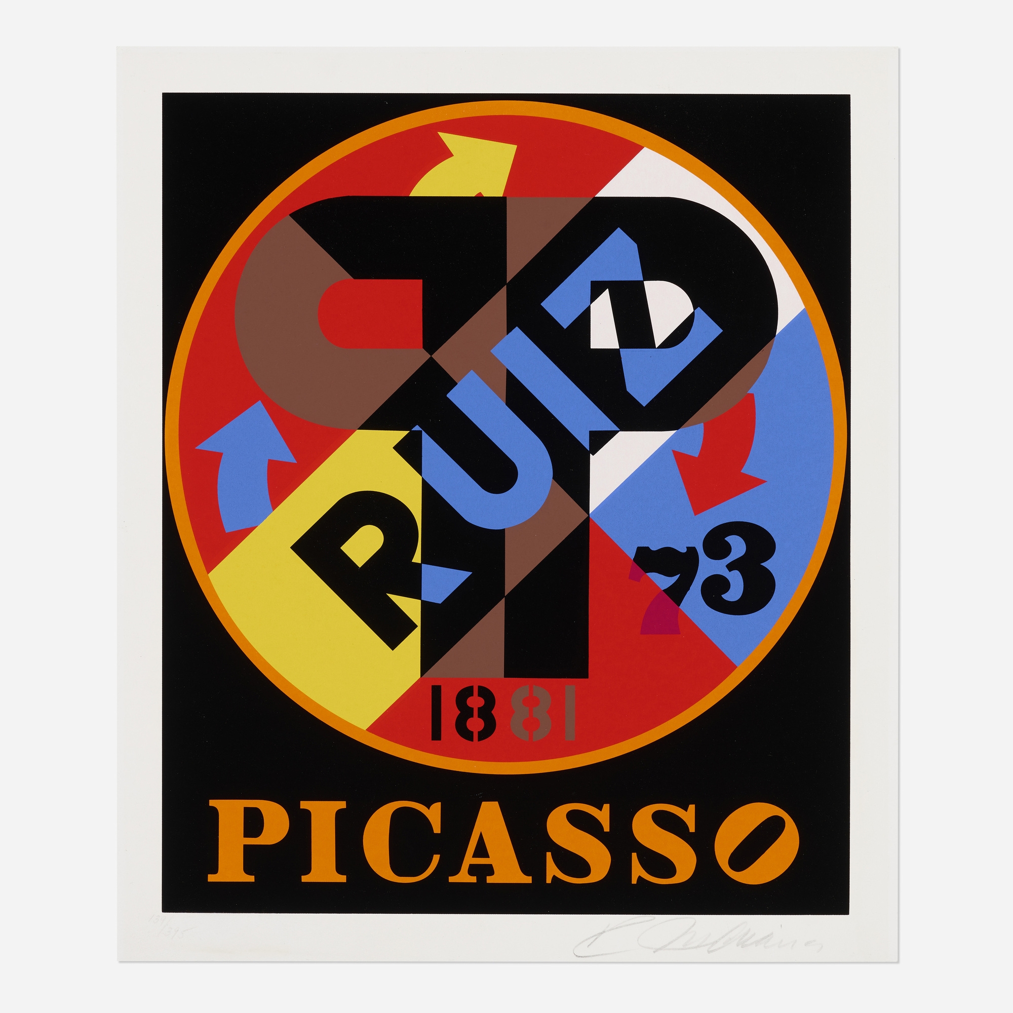Robert Indiana | Picasso (1997) | MutualArt