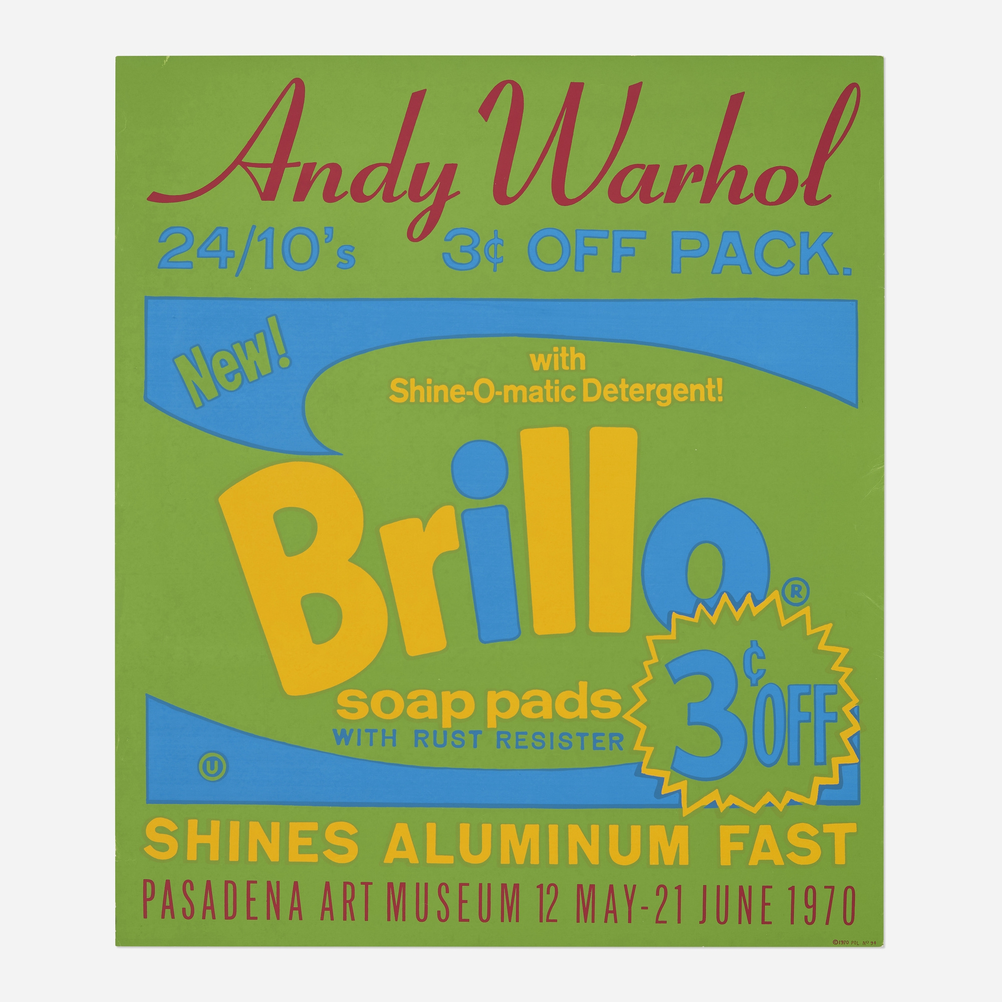 Andy Warhol | Brillo box poster (1970) | MutualArt
