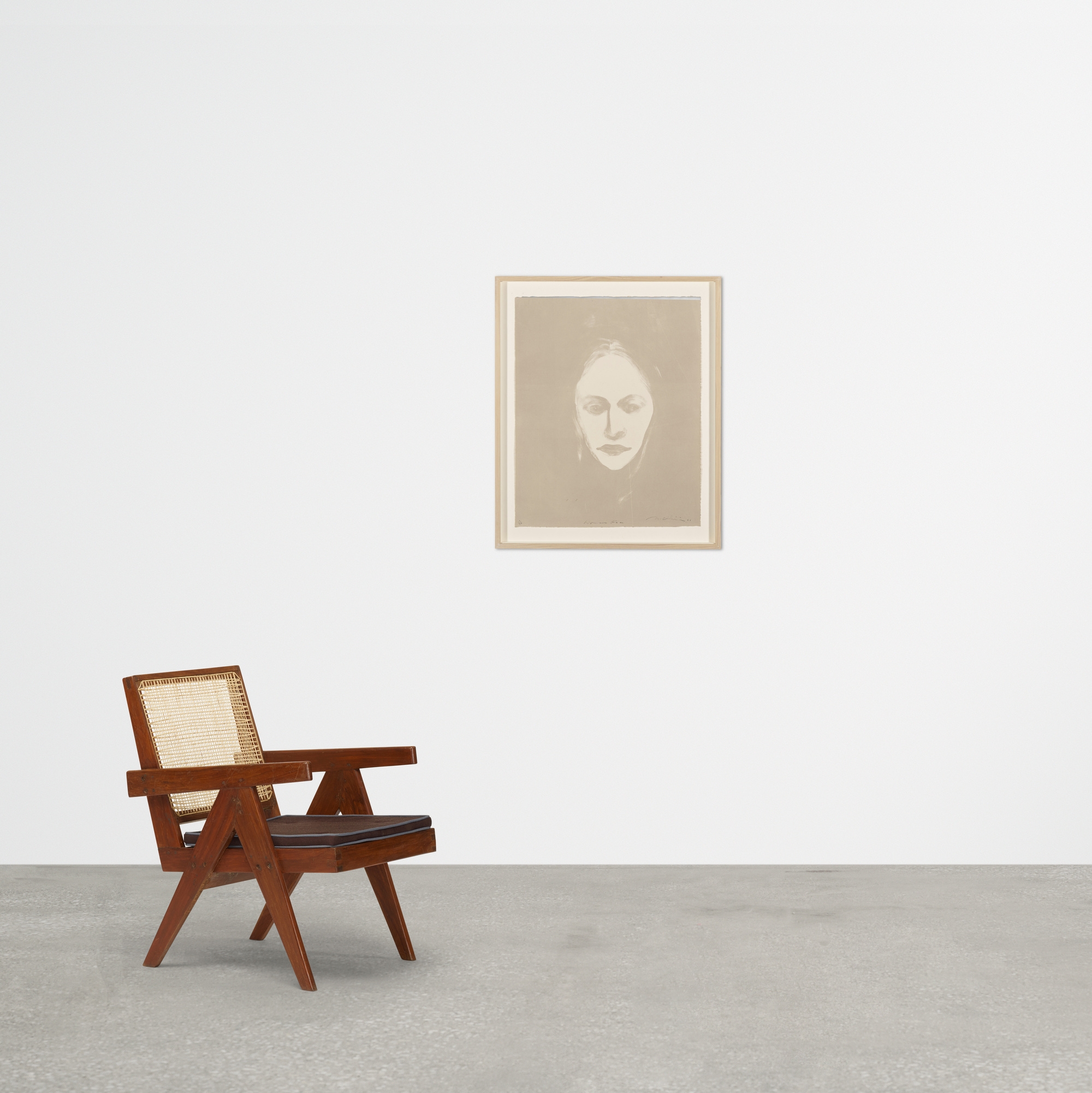 Nathan Oliveira | Woman’s Face (1966) | MutualArt