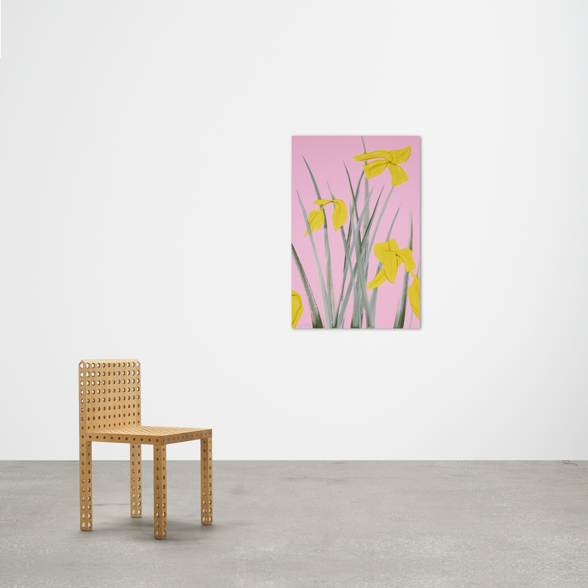 Alex Katz | Yellow Flags 3 (2020) | MutualArt