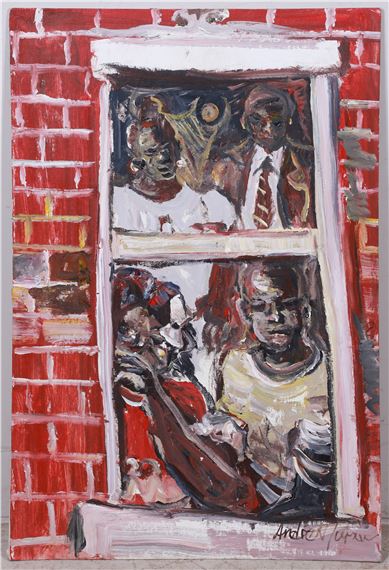 Andrew Turner | Family at The Window | MutualArt