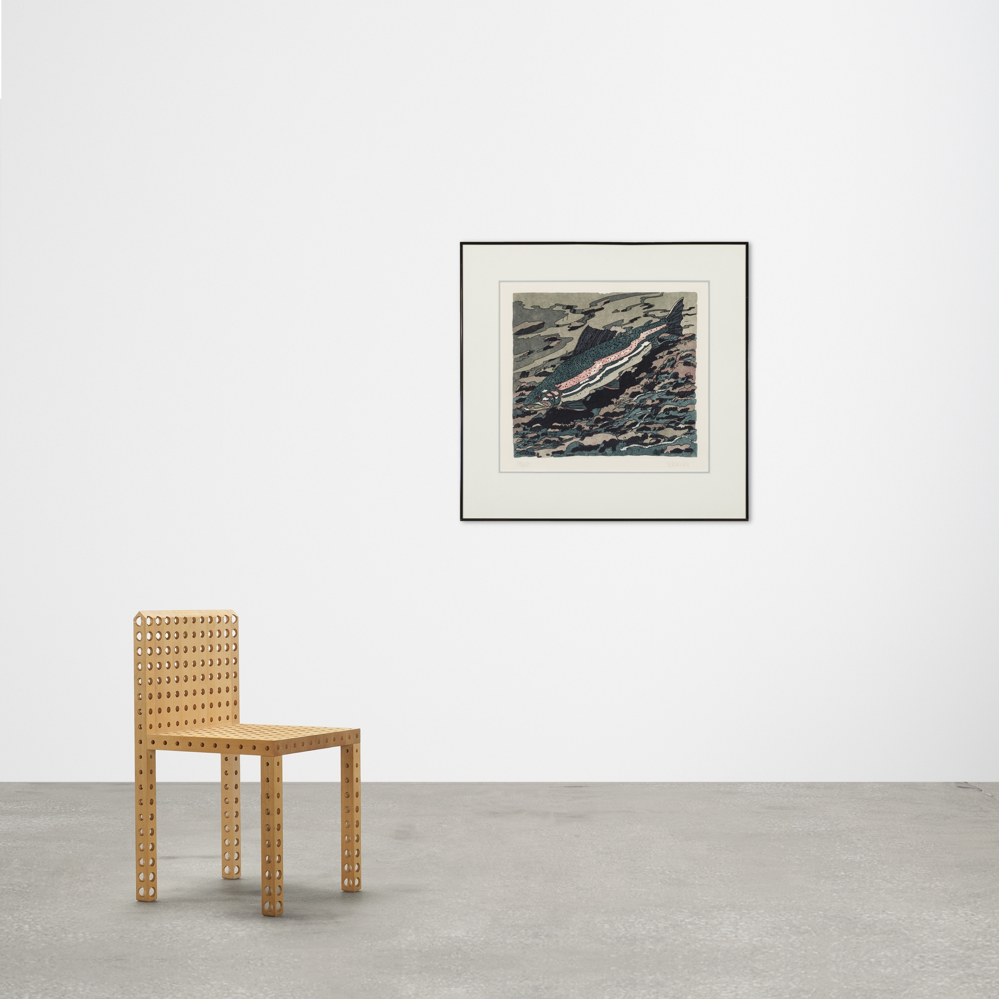 Neil Welliver | Winter Rainbow Trout (1983) | MutualArt