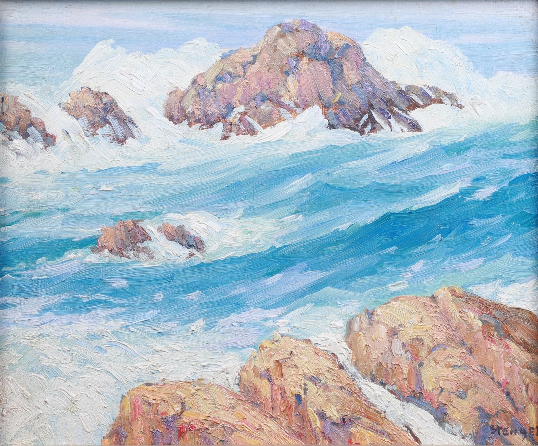 George J. Stengel | Impressionist Seascape Painting | MutualArt