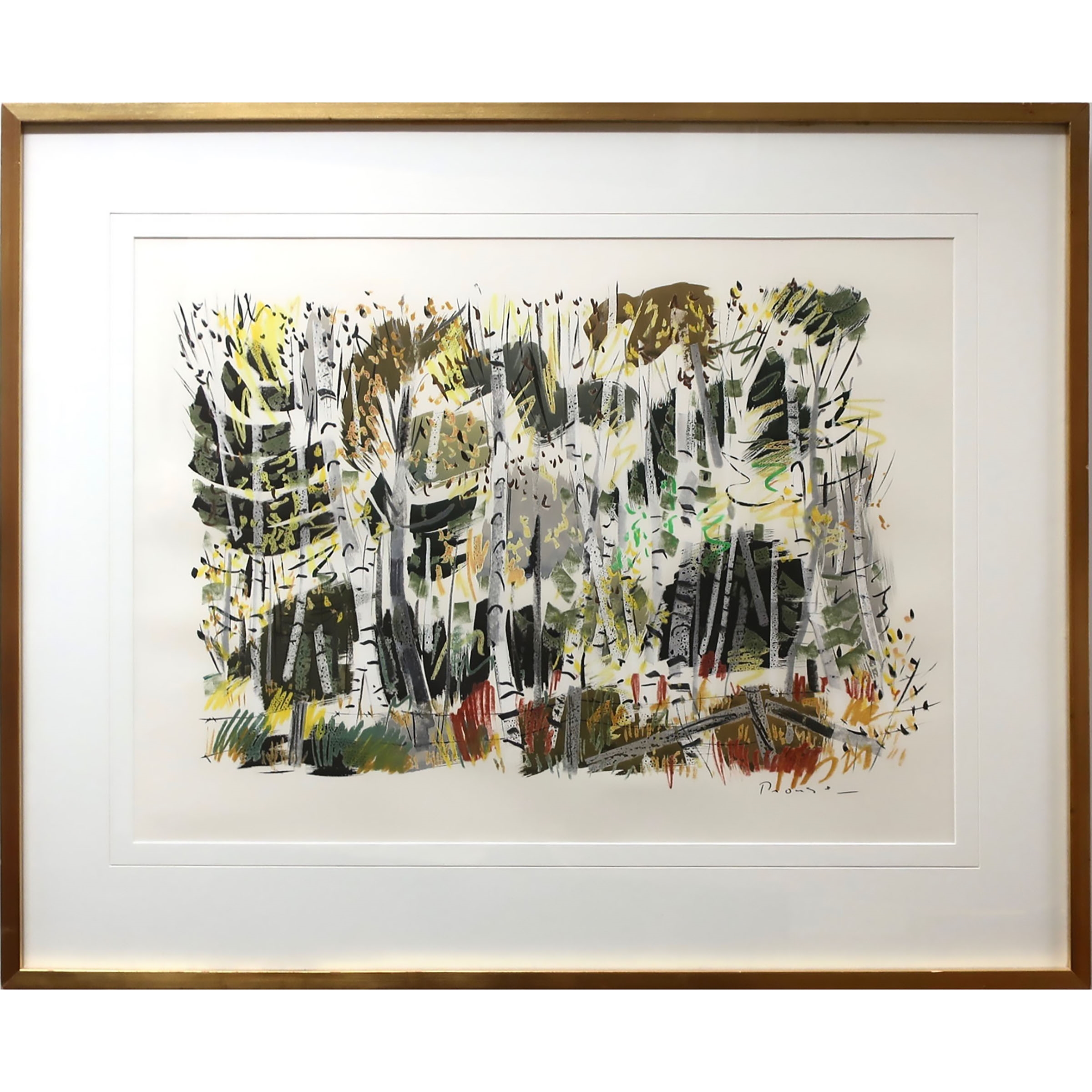 Rod Prouse | LATE FALL BIRCHES | MutualArt