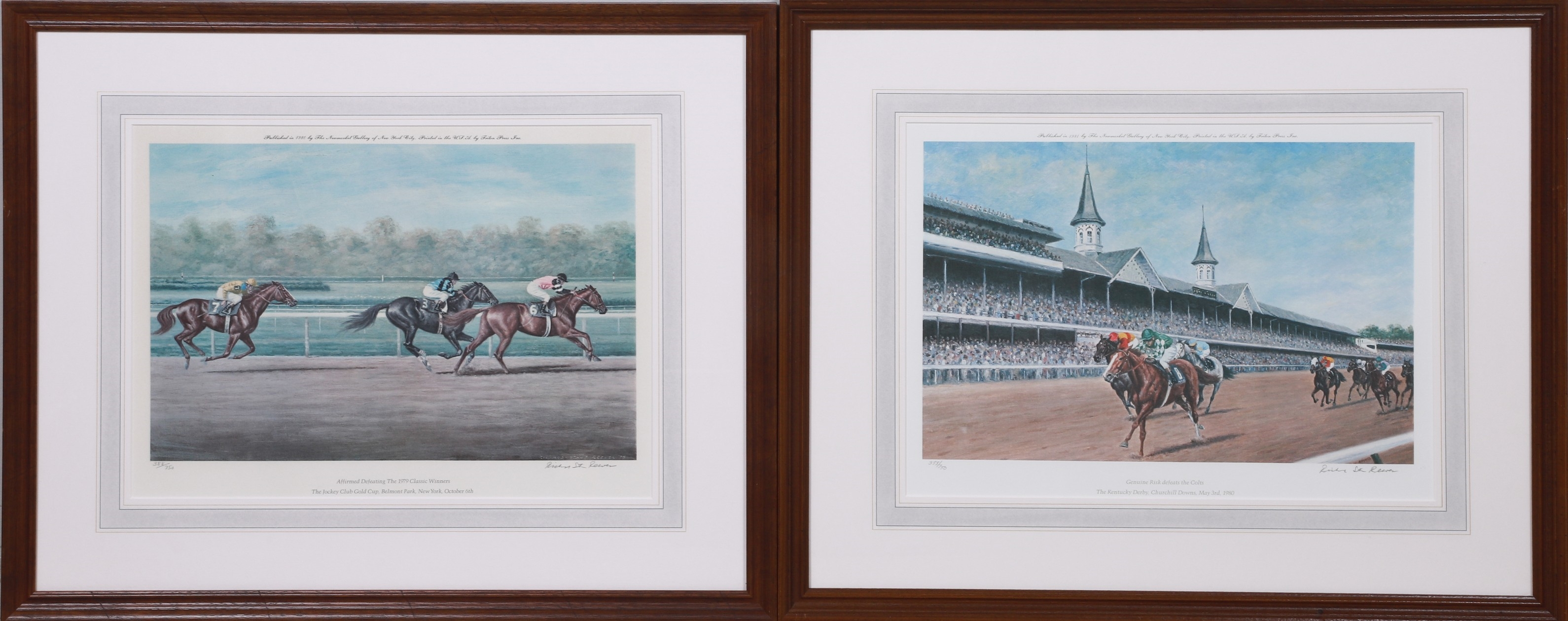 Richard Stone Reeves | Northern Dancer, Ruffian, Genuine Risk Defeats ...