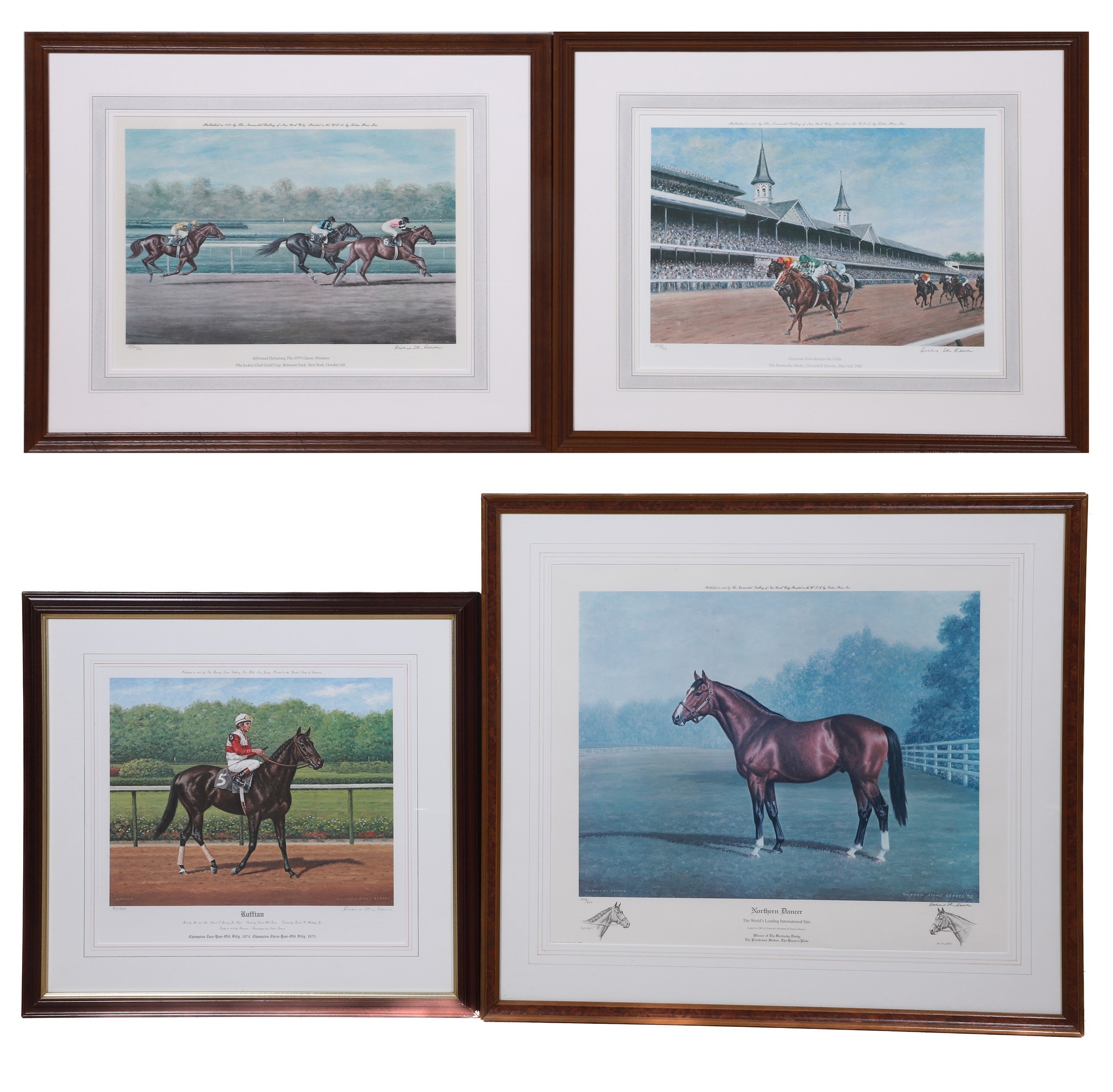 Richard Stone Reeves | Northern Dancer, Ruffian, Genuine Risk Defeats ...