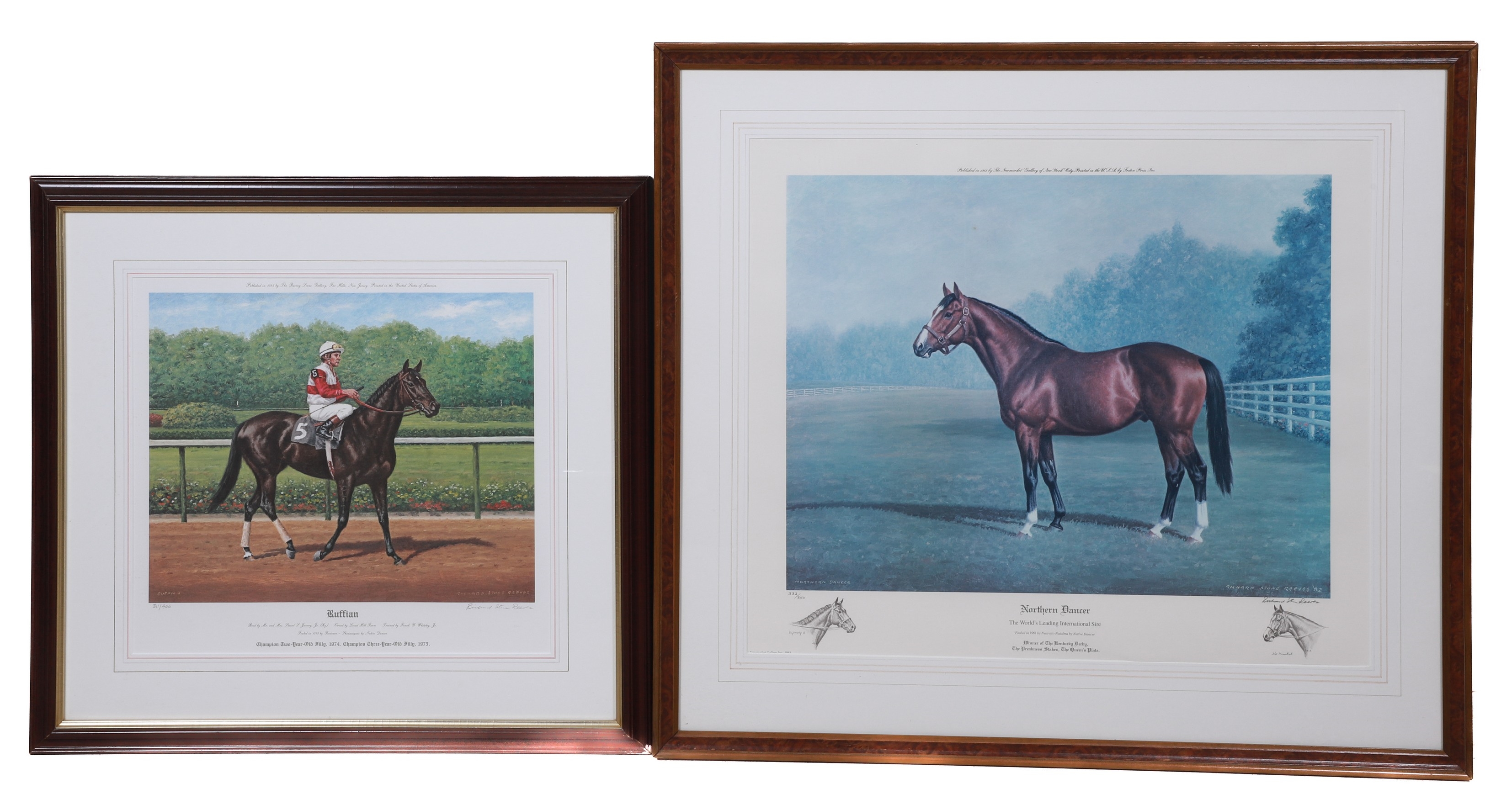 Richard Stone Reeves | Northern Dancer, Ruffian, Genuine Risk Defeats ...