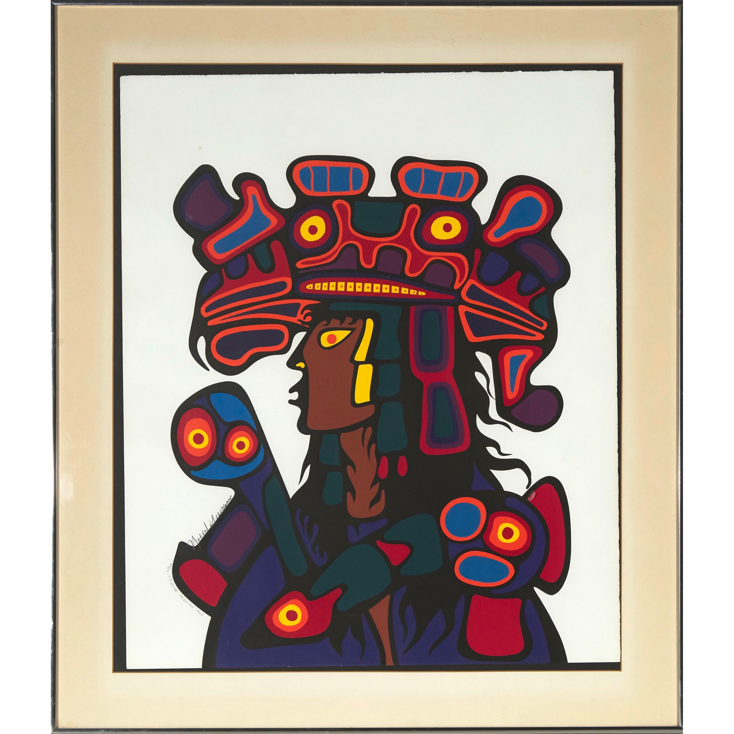 Norval Morrisseau | OJIBWAY MEDICINE MAN | MutualArt