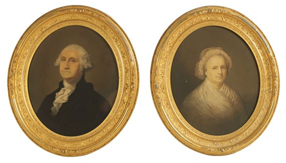 Gilbert Stuart | A PAIR OF EARLY CHROMOLITHOGRAPHS OF GEORGE WASHINGTON ...