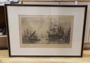 Oswald Walters Brierly | The Spanish Armada sailing (1588) | MutualArt