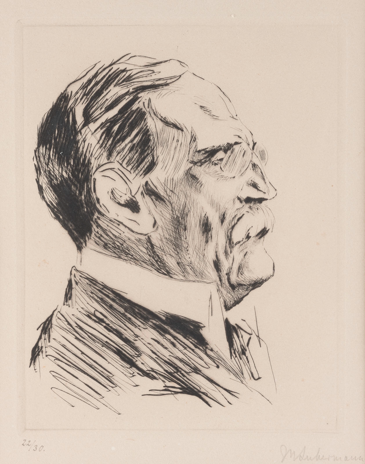 Max Liebermann | PORTRAIT GEHEIMER RAT WILHELM VON BODE (1915) | MutualArt