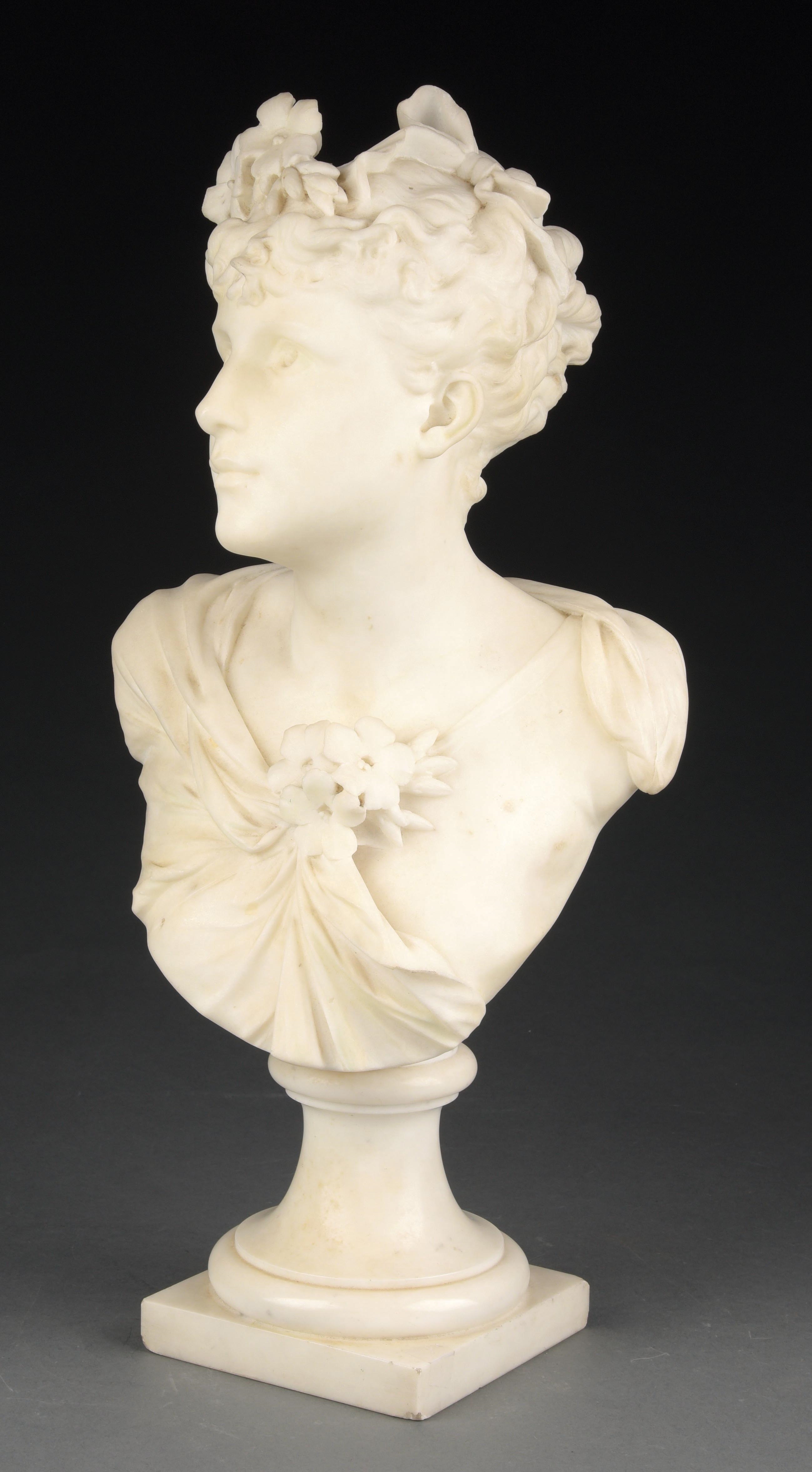 Luca Madrassi | MAIDEN STATUE (Circa 1890) | MutualArt