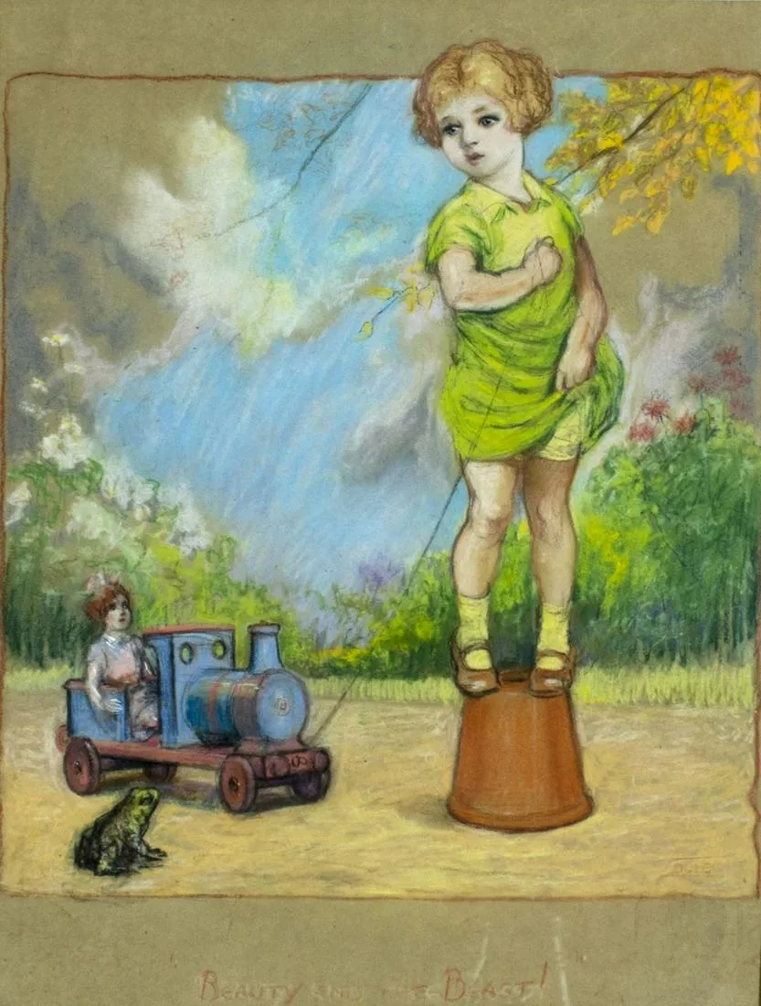 Richard Bertram Ogle | Beauty and the Beast (Circa 1930) | MutualArt