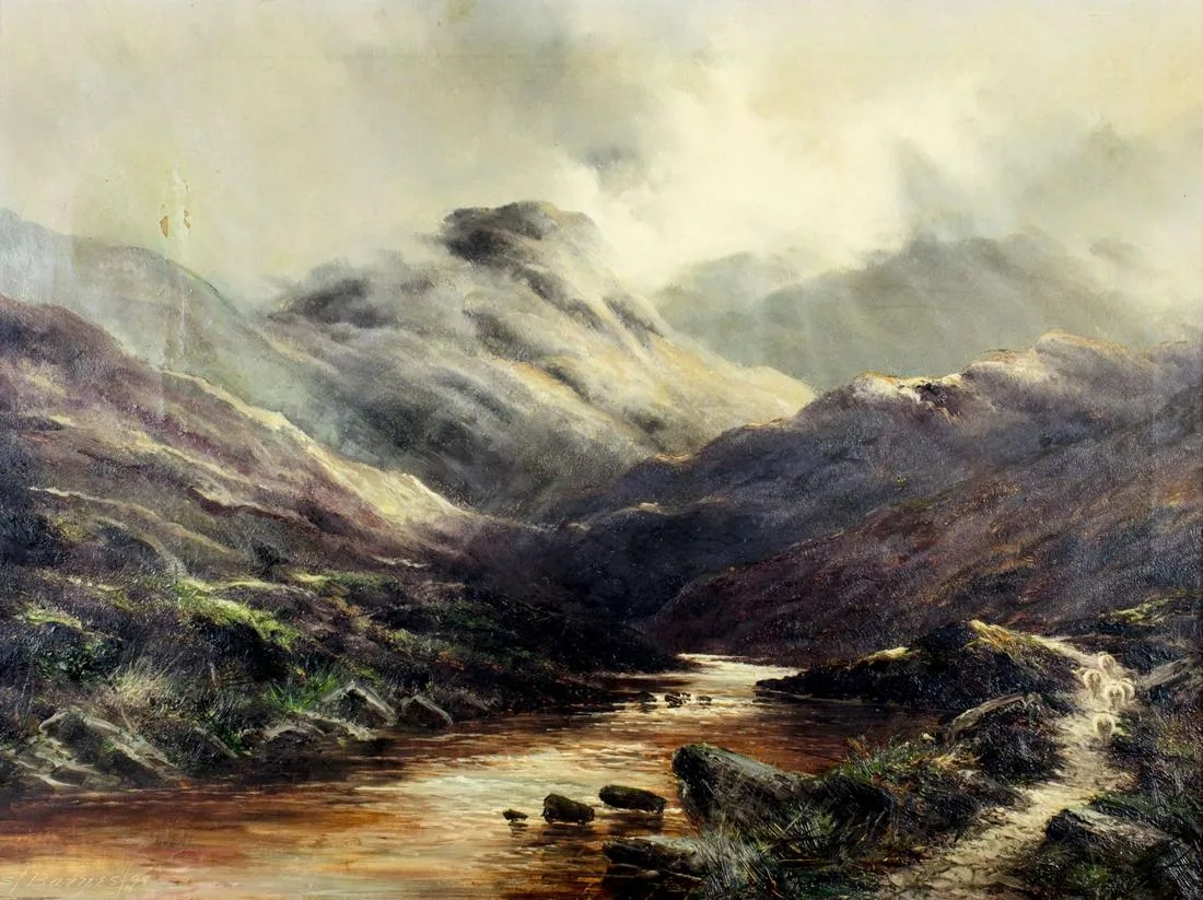 Samuel John Barnes | Landscape (1898) | MutualArt