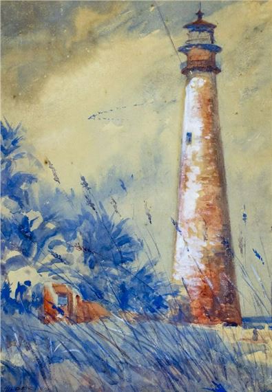 G. Howard Hilder | Lighthouse Landscape | MutualArt