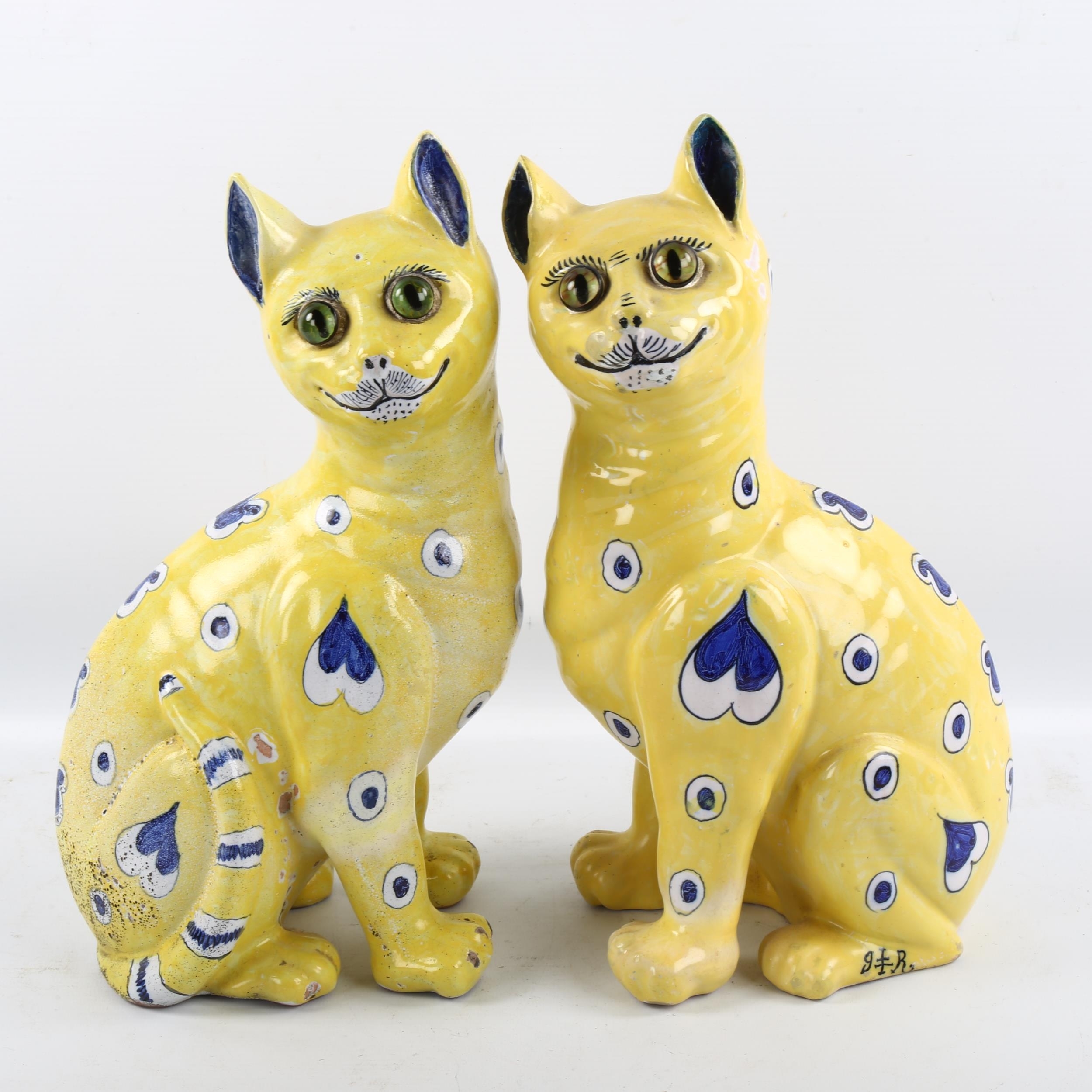 Emile Gallé | Art Nouveau faience pottery cats | MutualArt