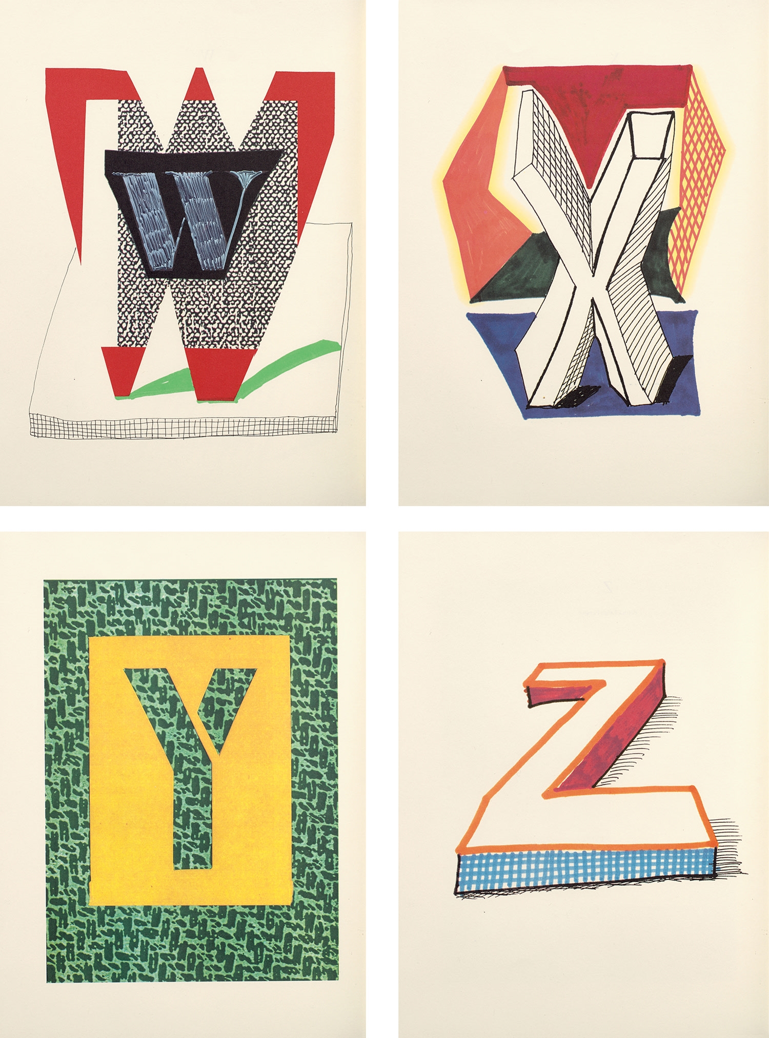 David Hockney | Hockney’s Alphabet (1991) | MutualArt