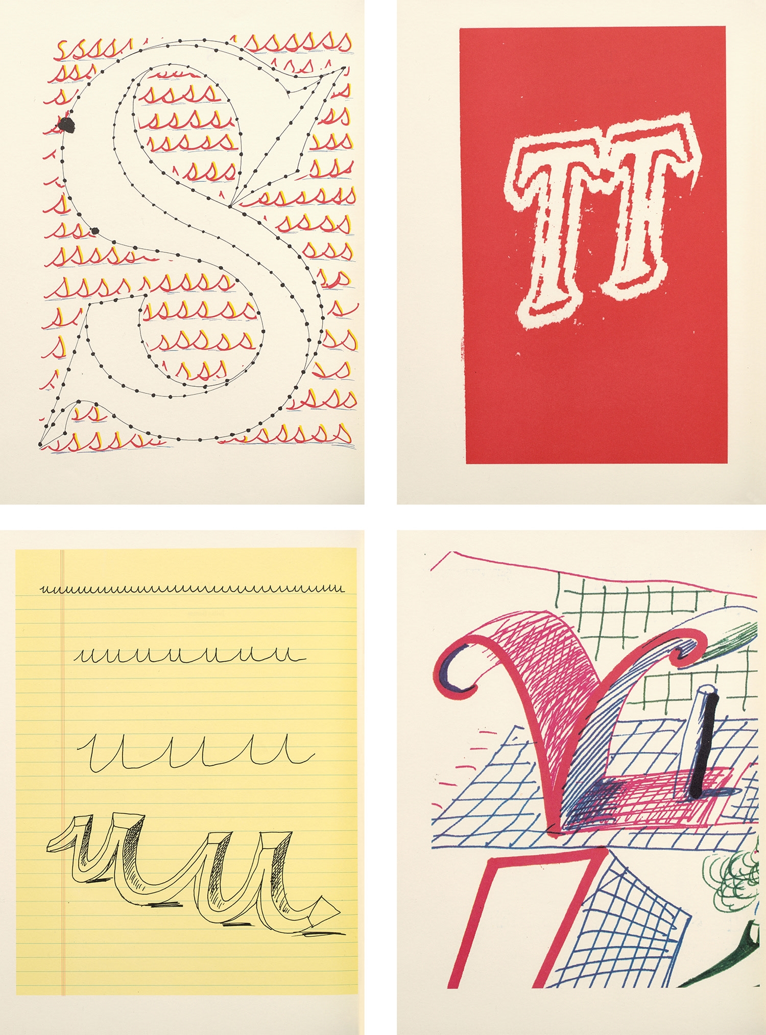 David Hockney | Hockney’s Alphabet (1991) | MutualArt