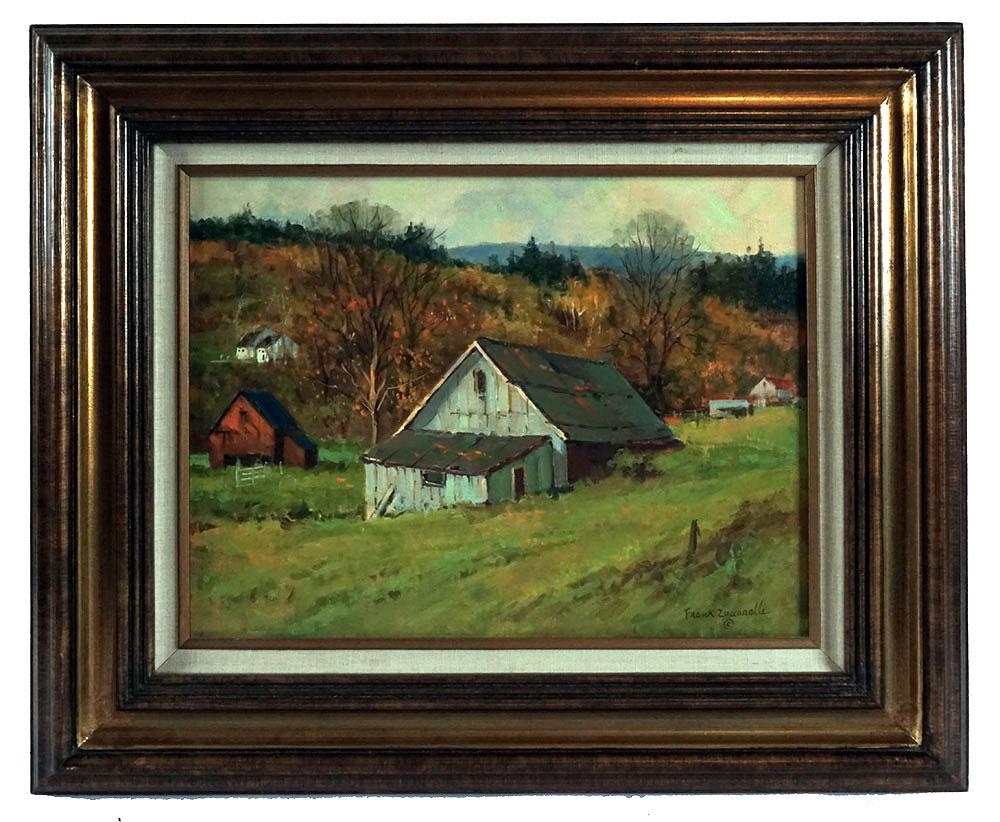 Frank Edward Zuccarelli | Untitled - Farm Landscape | MutualArt
