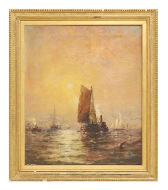 George Bunn | Sailboats (1889) | MutualArt
