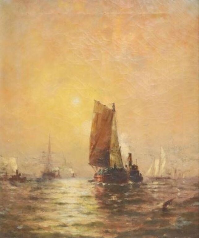 George Bunn | Sailboats (1889) | MutualArt
