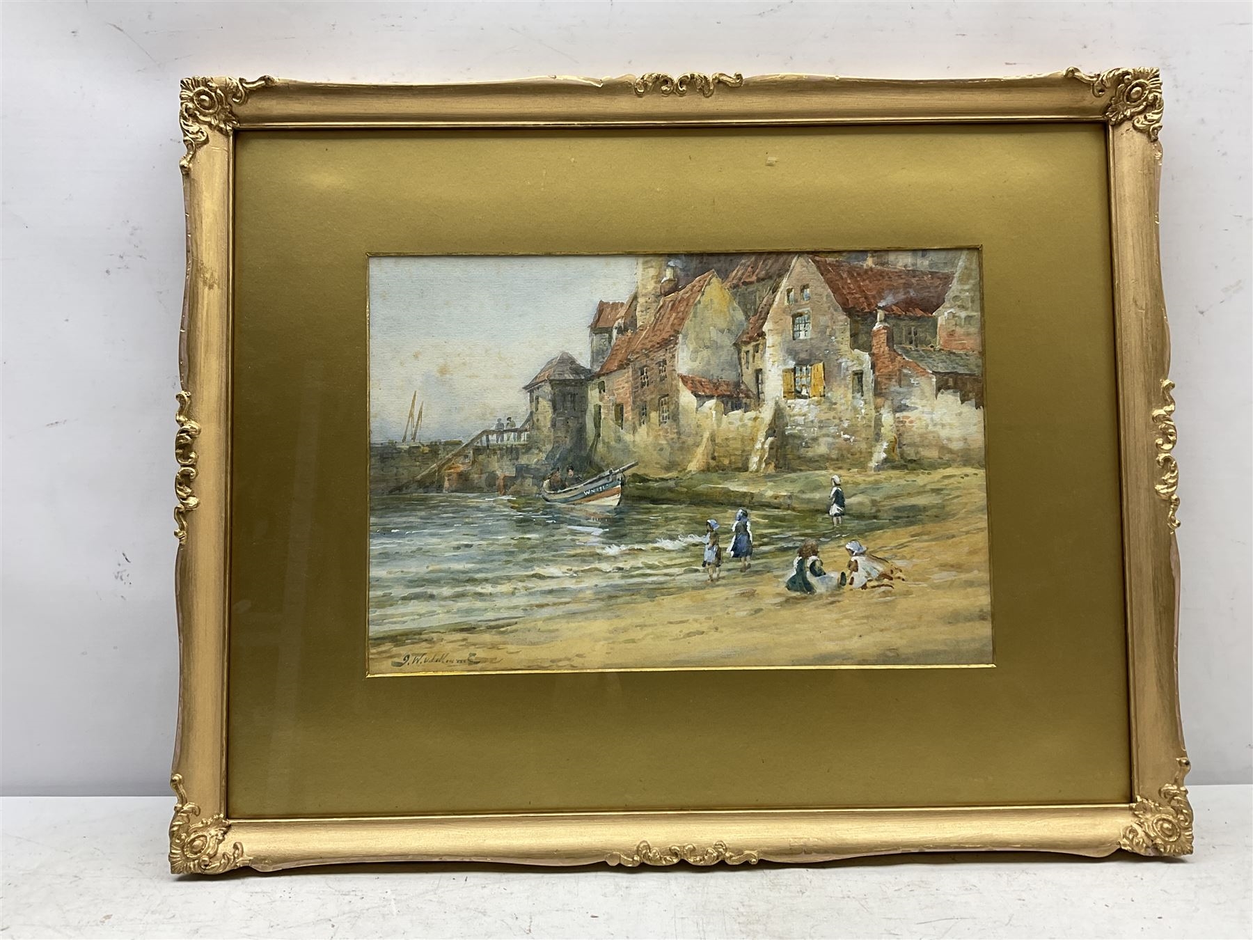 John Wynne Williams | Children playing on Tate Hill Sands Whitby ...