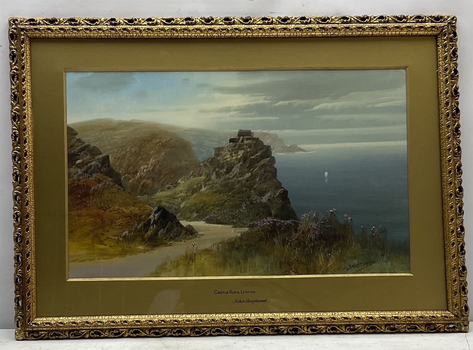 John Shapland | 'Castle Rock Lynton' and 'Lulworth Cove West' | MutualArt