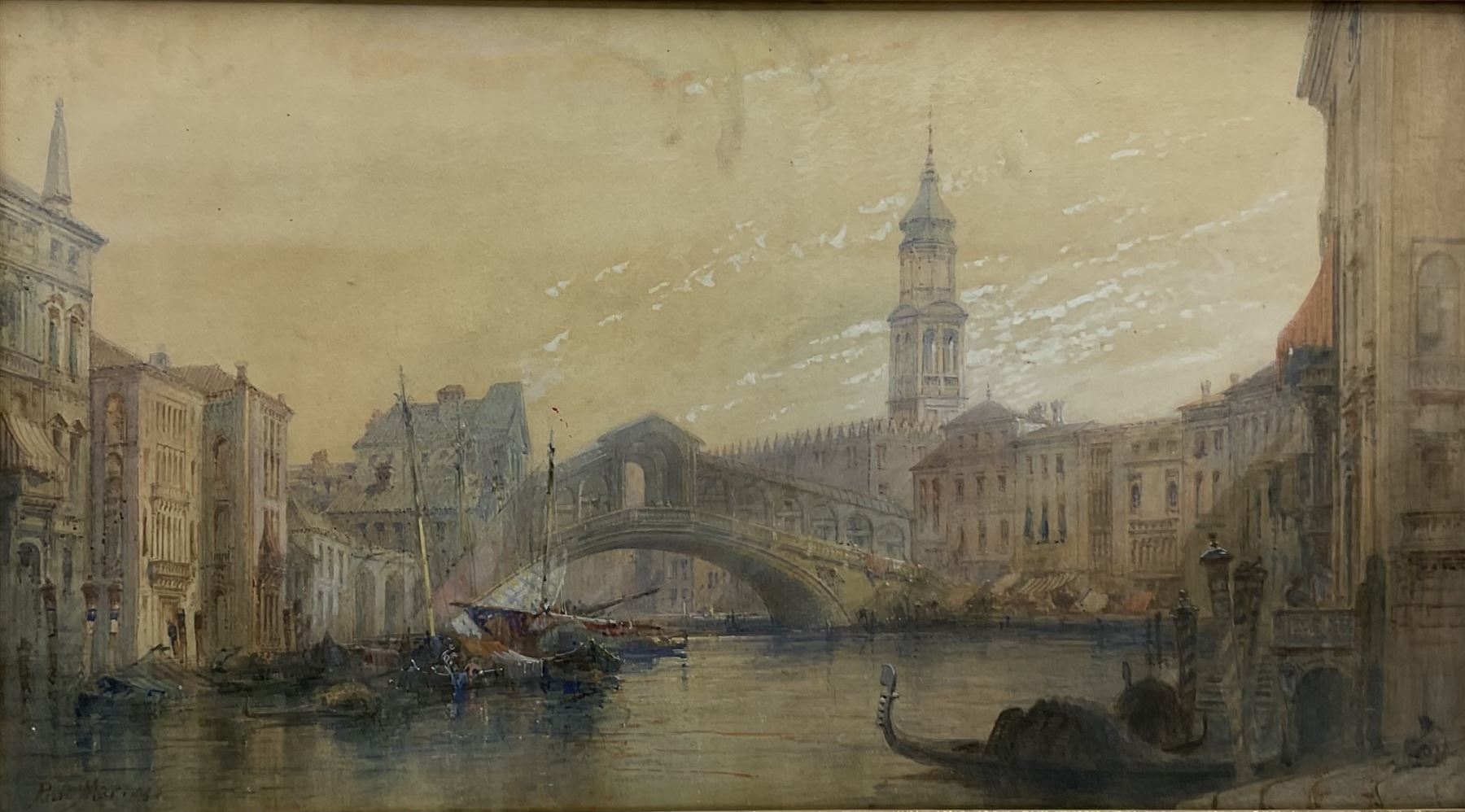 Paul Marny | Rialto Bridge Venice | MutualArt