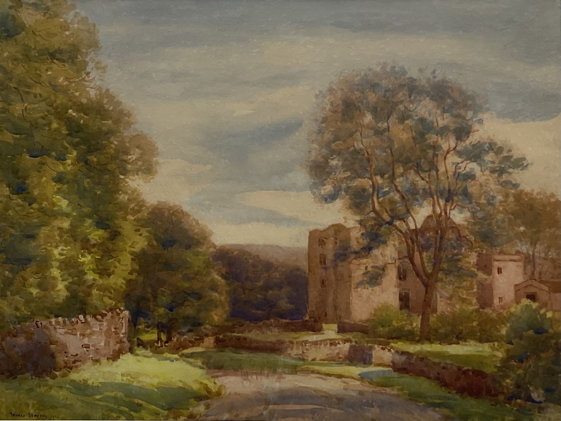 George Graham Graham | Barden Tower Wharfedale (1916) | MutualArt
