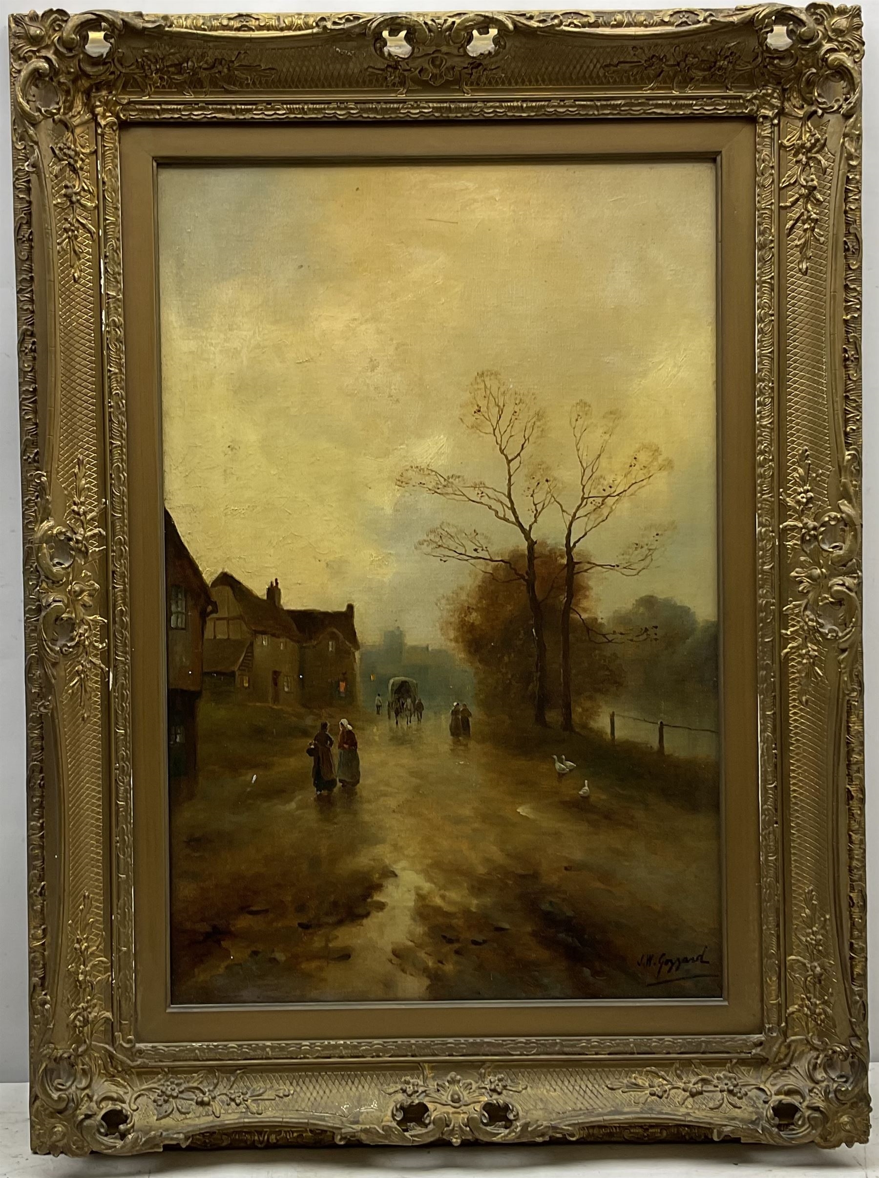 James Walter Gozzard | Autumnal Evening Street scenes | MutualArt