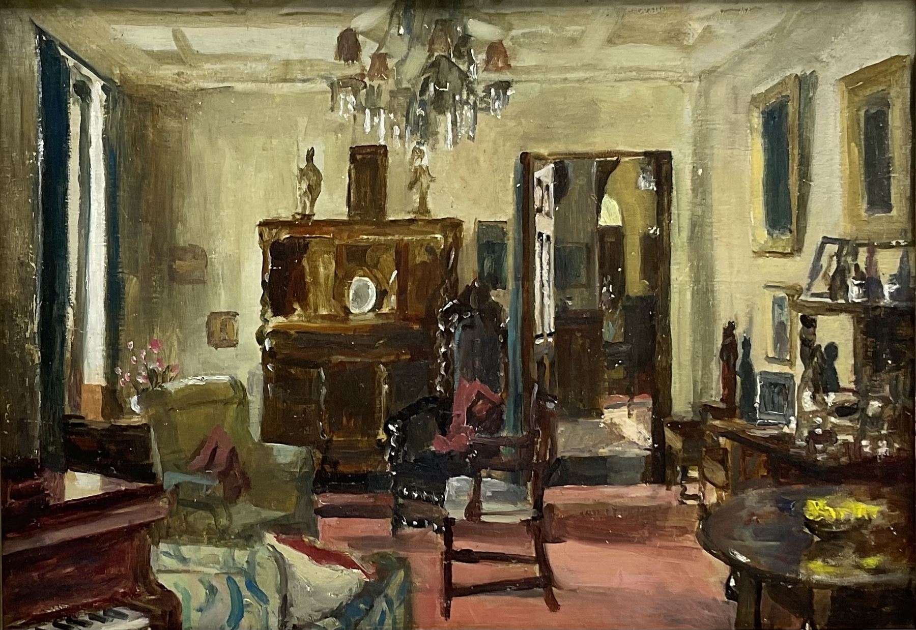 Mary Dawson Elwell | The Green Bedroom (1928) | MutualArt