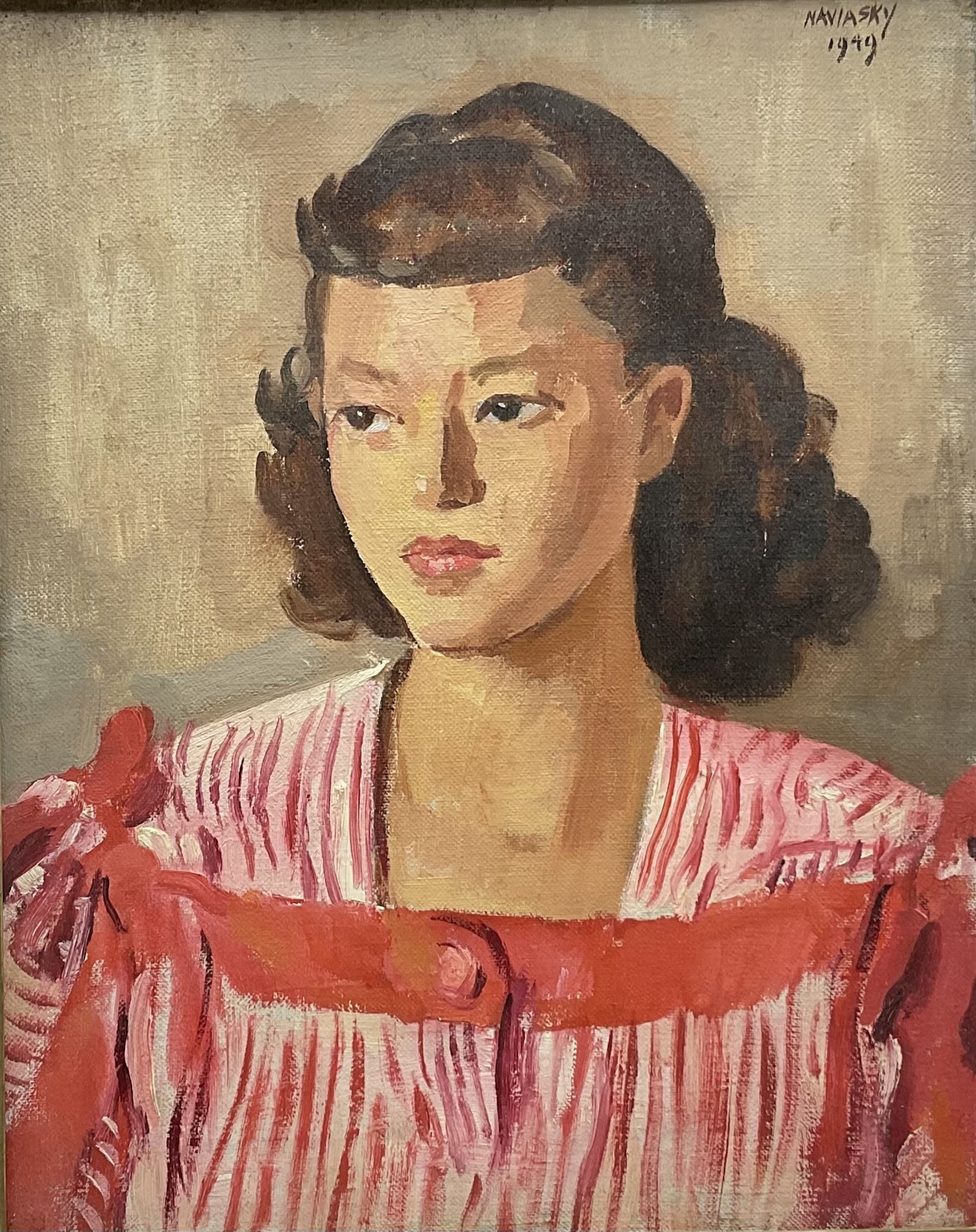 Philip Naviasky | 'Sonia' the artist's daughter (1949) | MutualArt