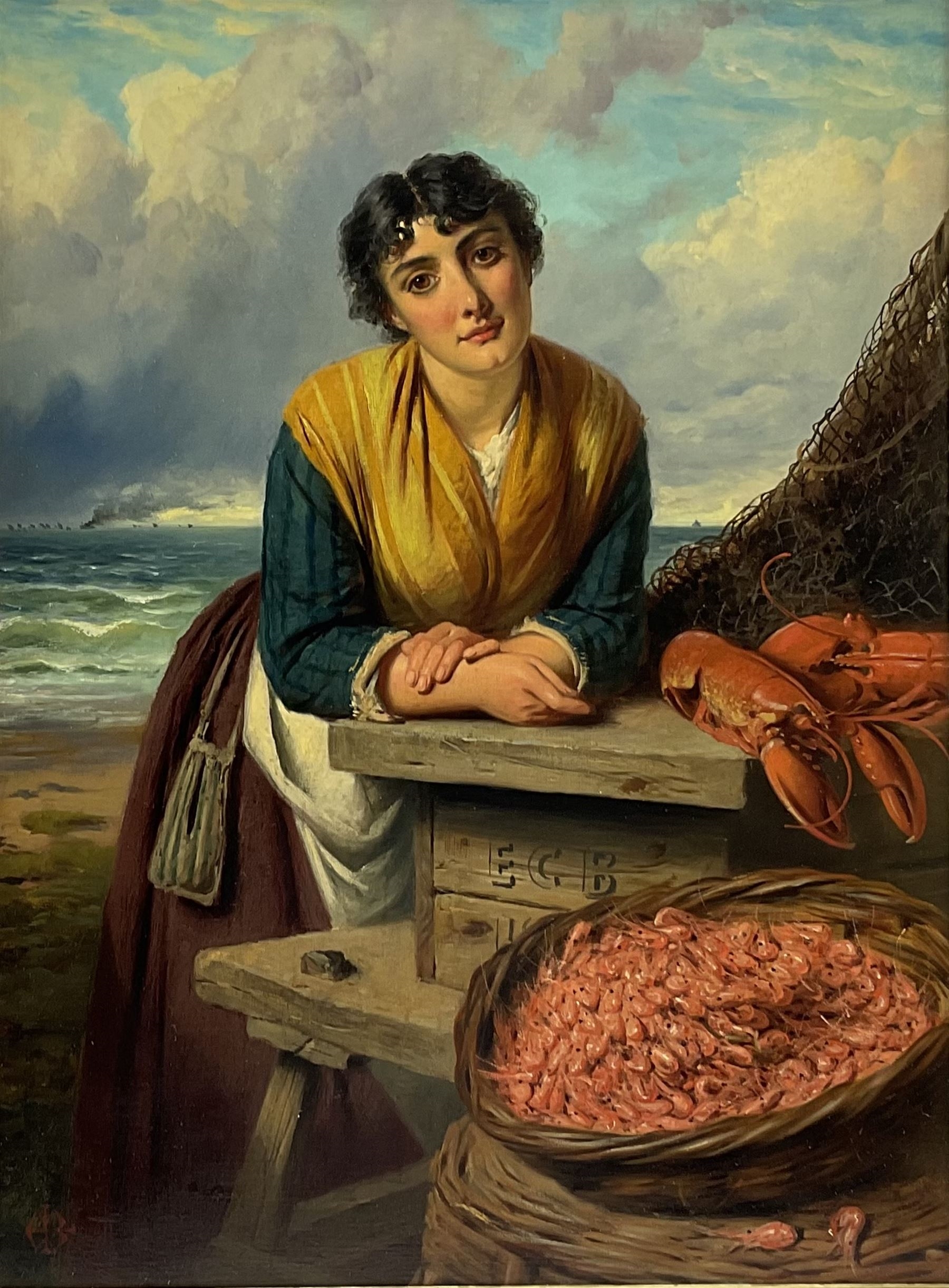 Edward Charles Barnes | The Shrimp Seller | MutualArt