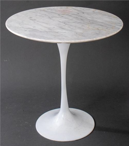 Eero Saarinen | Knoll Manner Modern Cararra Marble Side Table (1956 ...