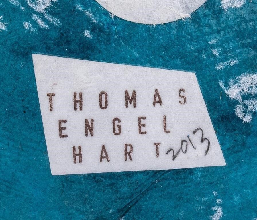 Thomas Engel Hart | Nude Male Collage On Plate (2013) | MutualArt