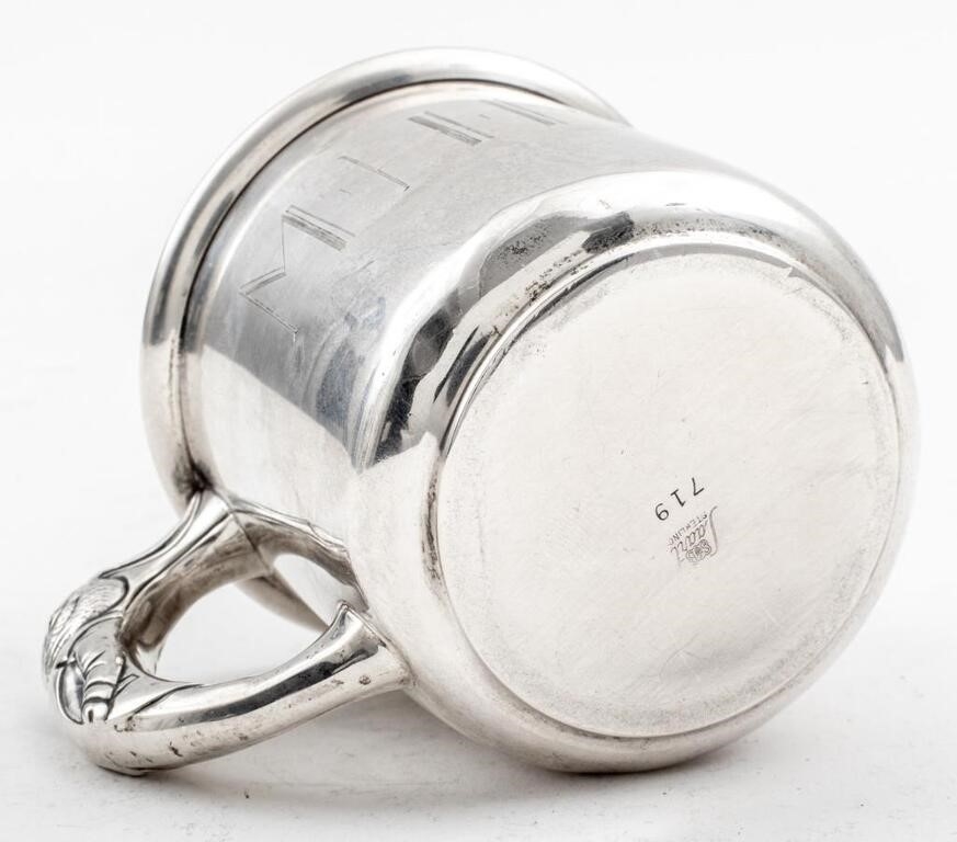 Beatrix Potter | Saart sterling silver Peter Rabbit handled child's cup ...