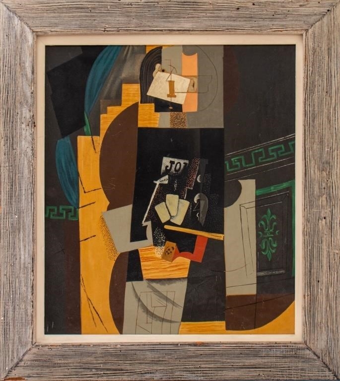 Pablo Picasso | Le joueur de cartes (1914) | MutualArt