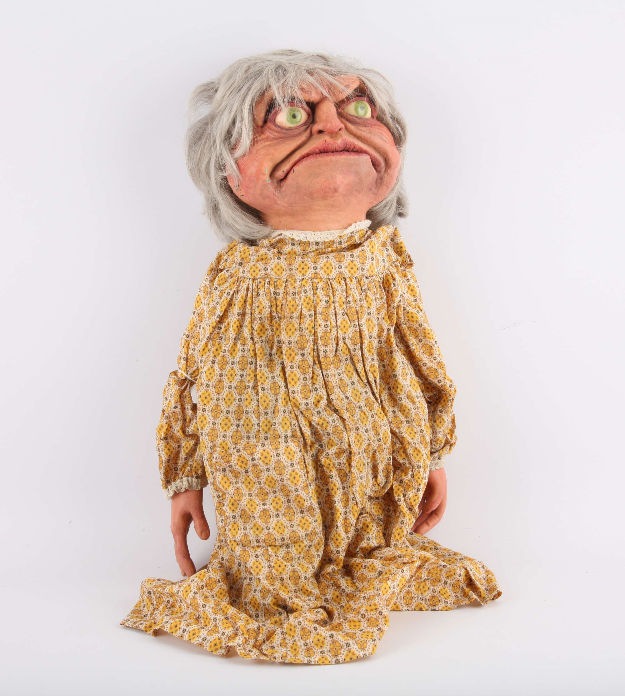 Phil Eason | Old lady with grey hair female puppet designed and built ...