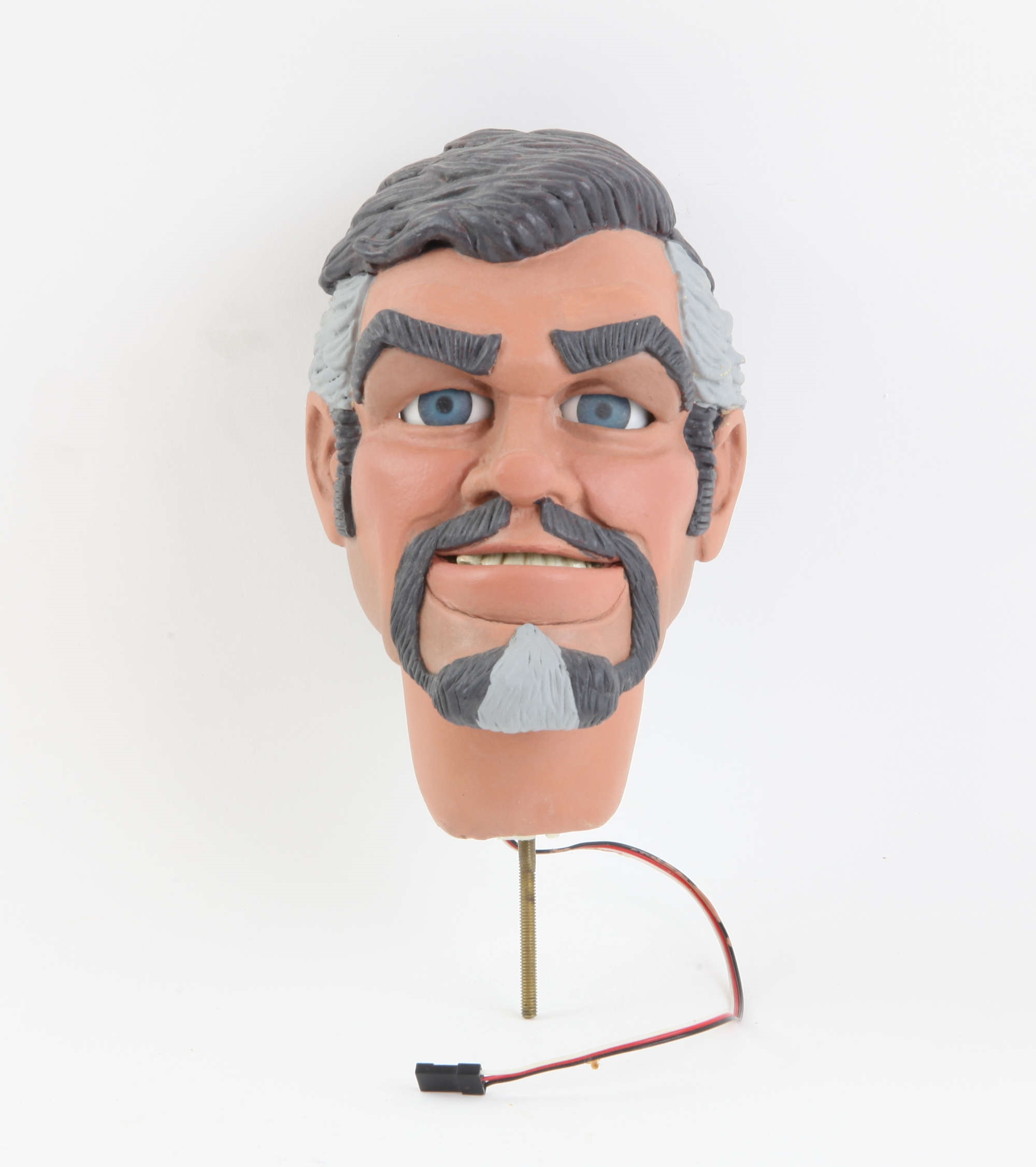 Phil Eason | Brown haired puppet head with goatee with motorised ...