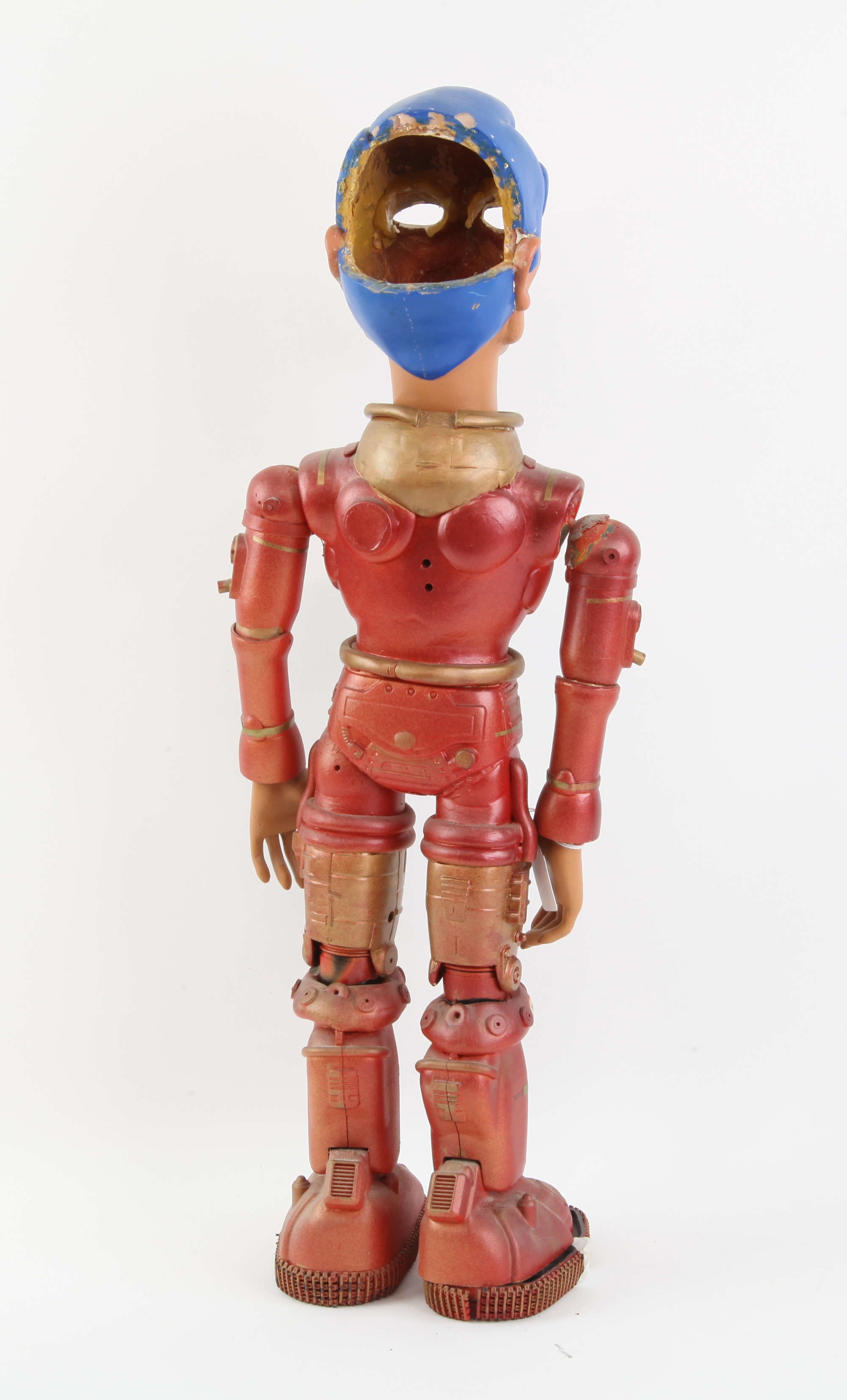 Phil Eason | Robot man with red suit puppet designed and built by Phil ...