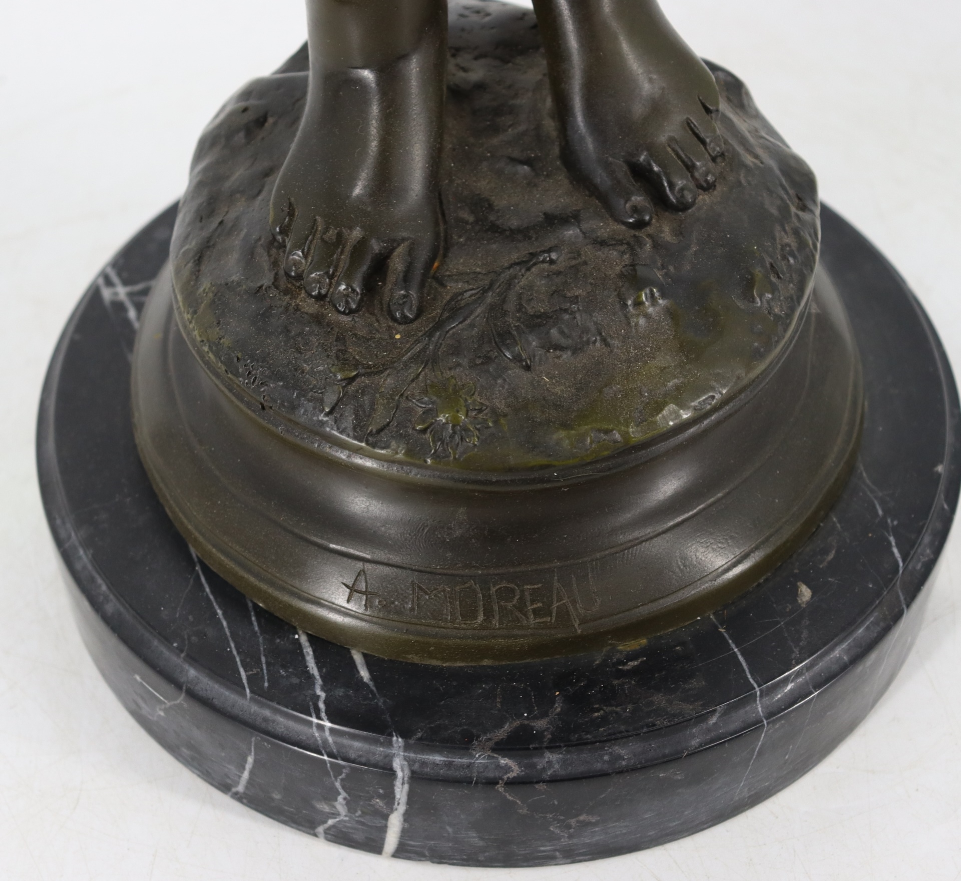 Auguste Moreau | Sculpture of Cupid | MutualArt