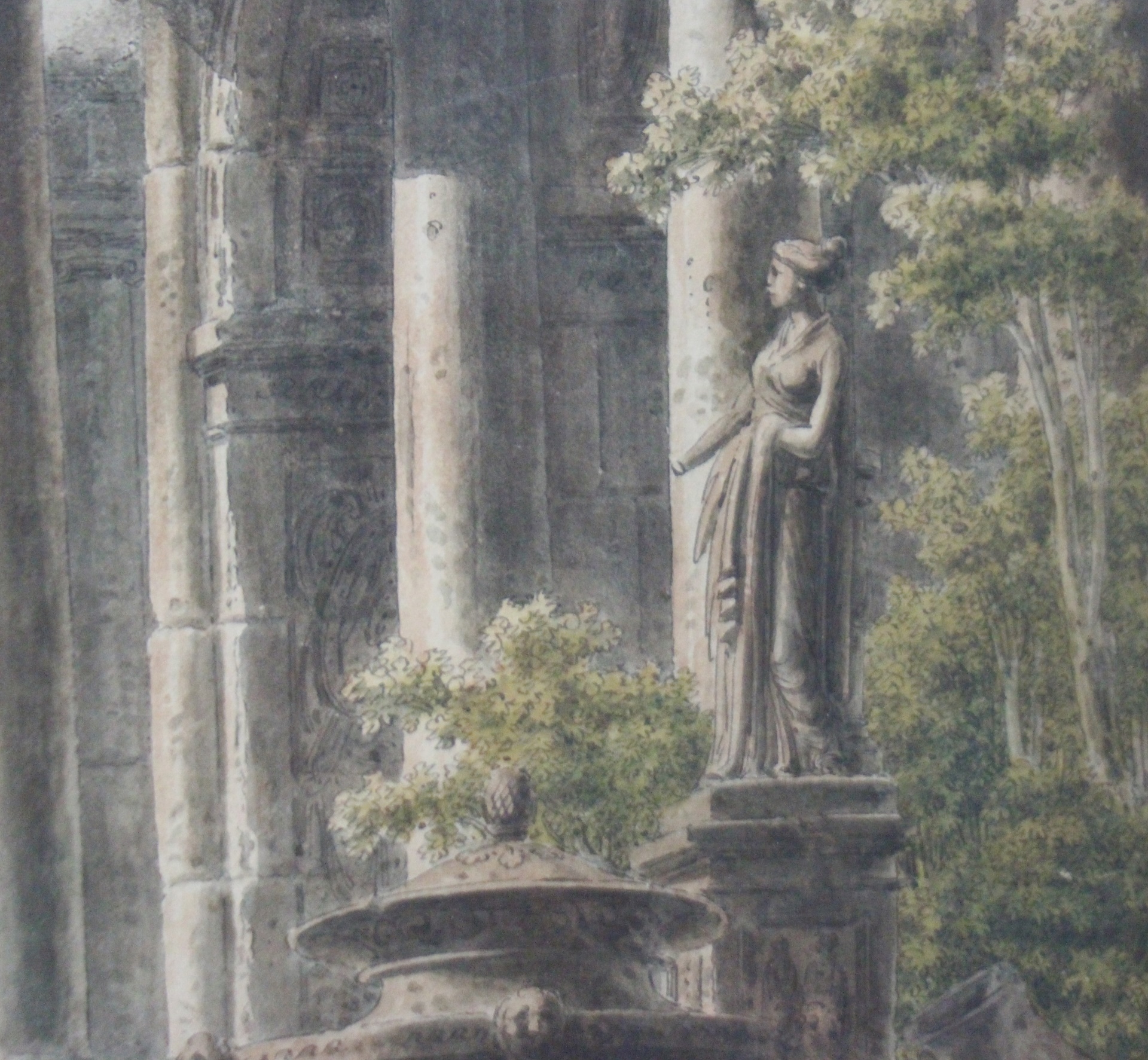 Jean Henry Alexandre Pernet | Capriccio of Classical Ruins and an ...
