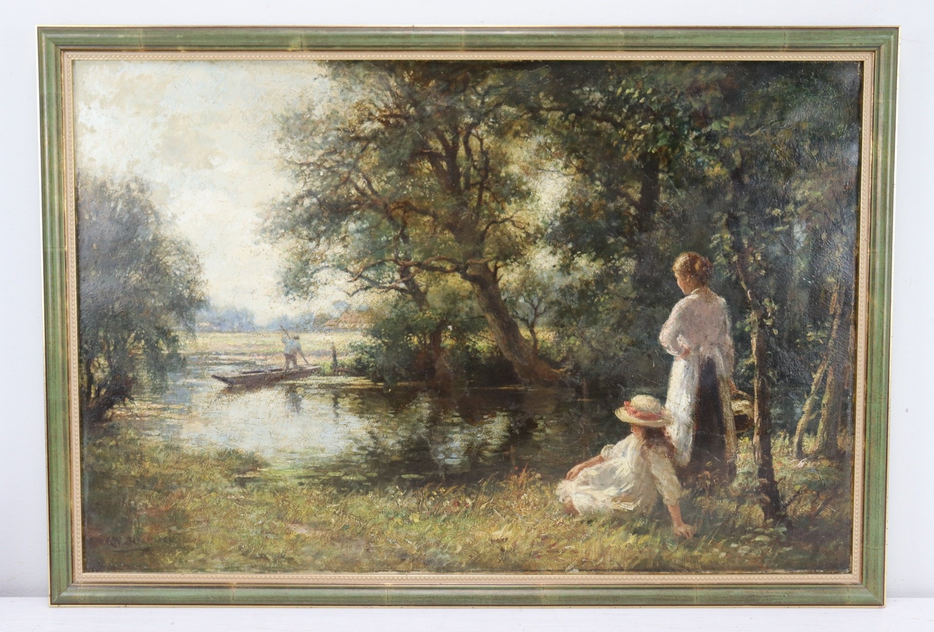 William Kay Blacklock | Waiting for the ferry | MutualArt