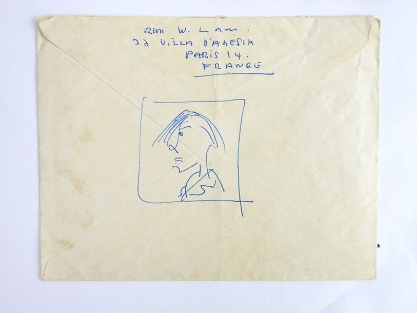 Wifredo Lam | Profile study and front portrait ,Portrait in profile ...