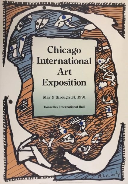 Pierre Alechinsky | Original poster Chicago International Art ...