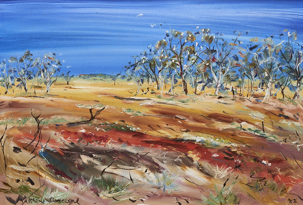Matthew Perceval | Cockatoos in Tibooburra (1982) | MutualArt