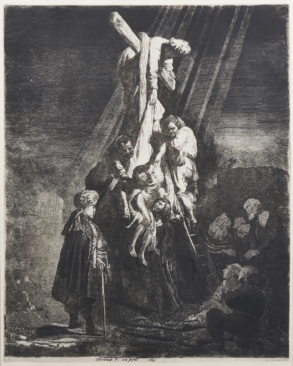 Rembrandt van Rijn | The Descent from the Cross: Second Plate | MutualArt